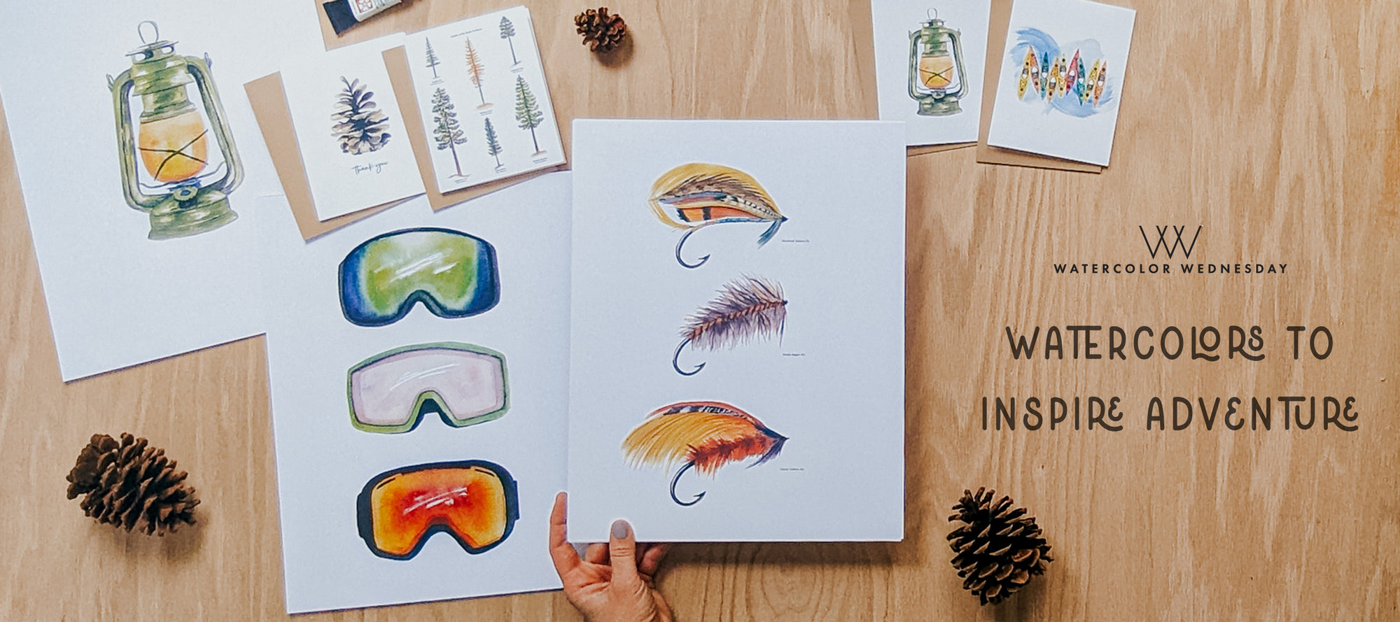 Watercolor Wednesday | Stationery, Art Prints and Gifts